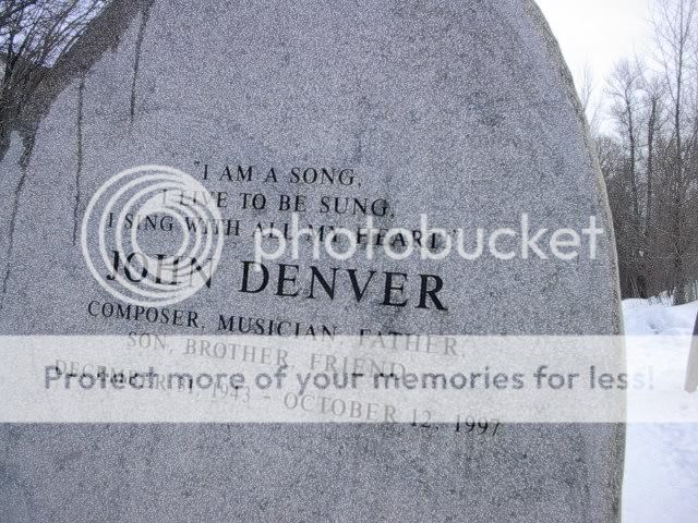 John Denver Grave Photo. Photo by guineapiggurl | Photobucket